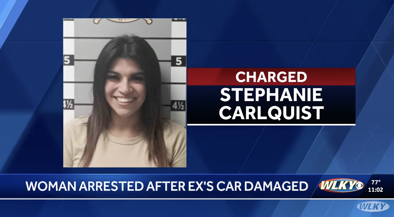 Pregnant Kentucky Woman Destroys Ex-Boyfriend's Car